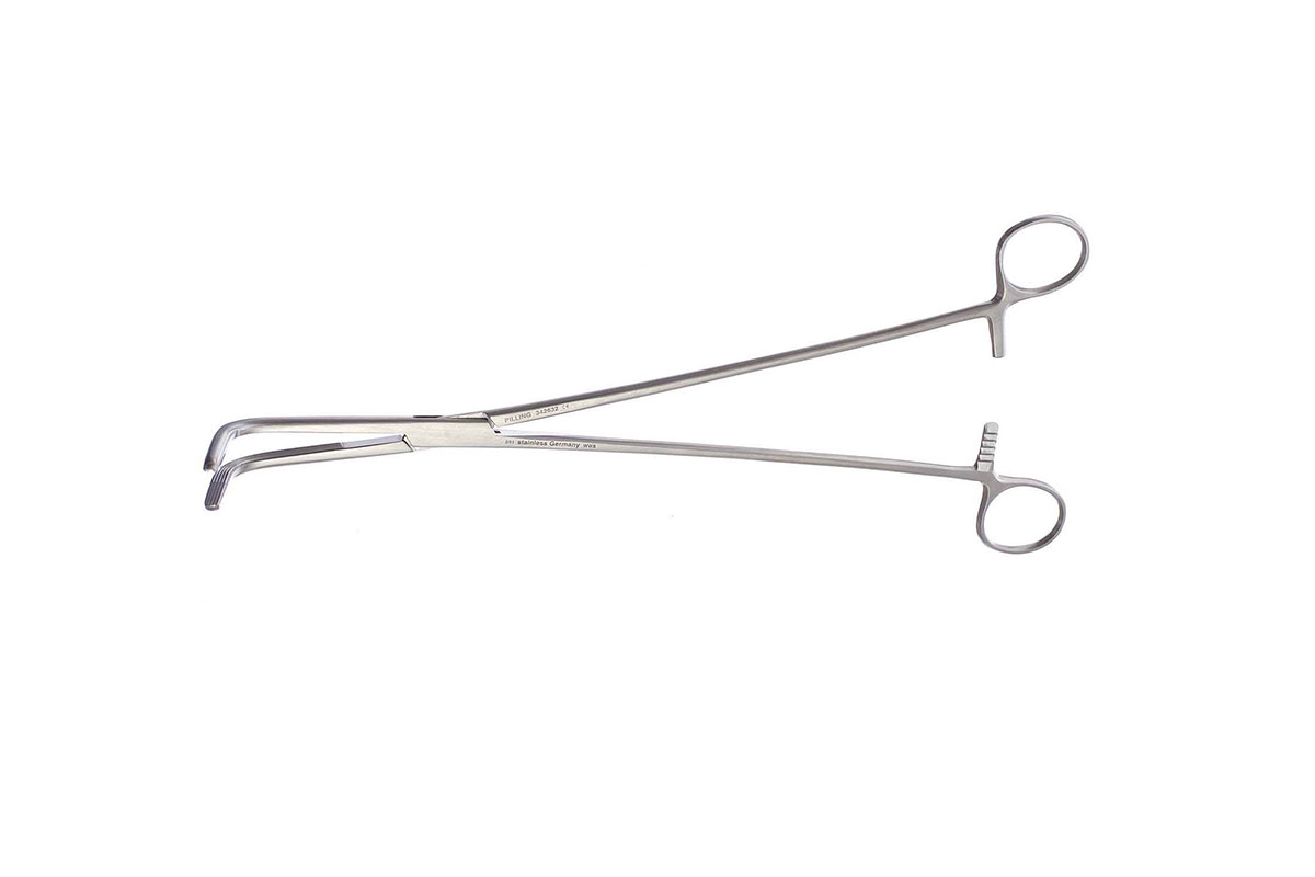 Instrumental clamp harrington c/dientes 31,5cm | PILLING | Propato Hnos ...