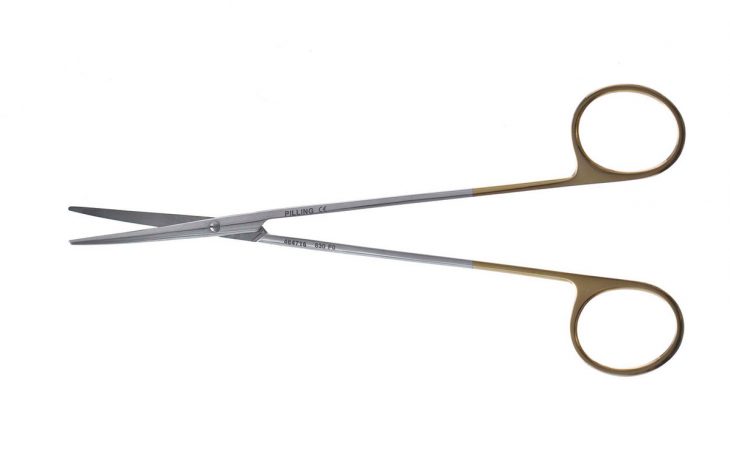 Instrumental tijera metzenbaum curva 18cm delicada ct | PILLING ...