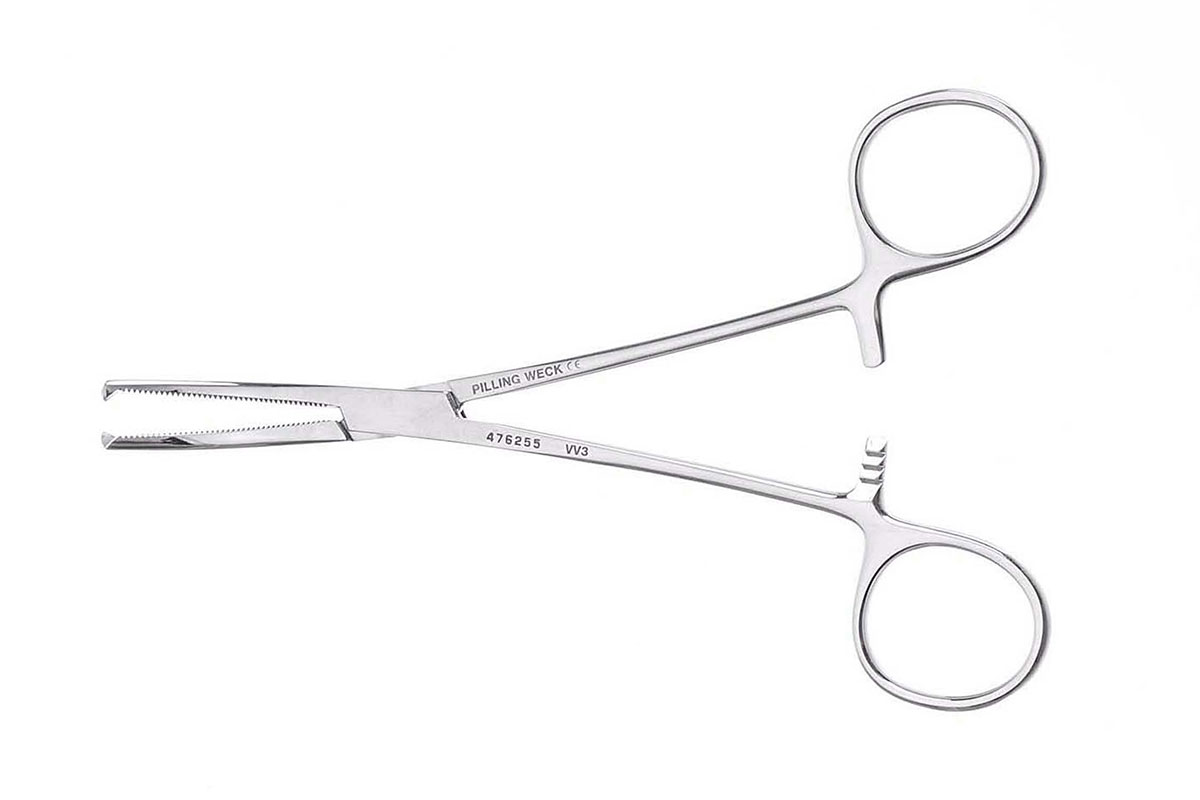 Instrumental pinza oschner con dientes curva 16cm | PILLING | Propato ...